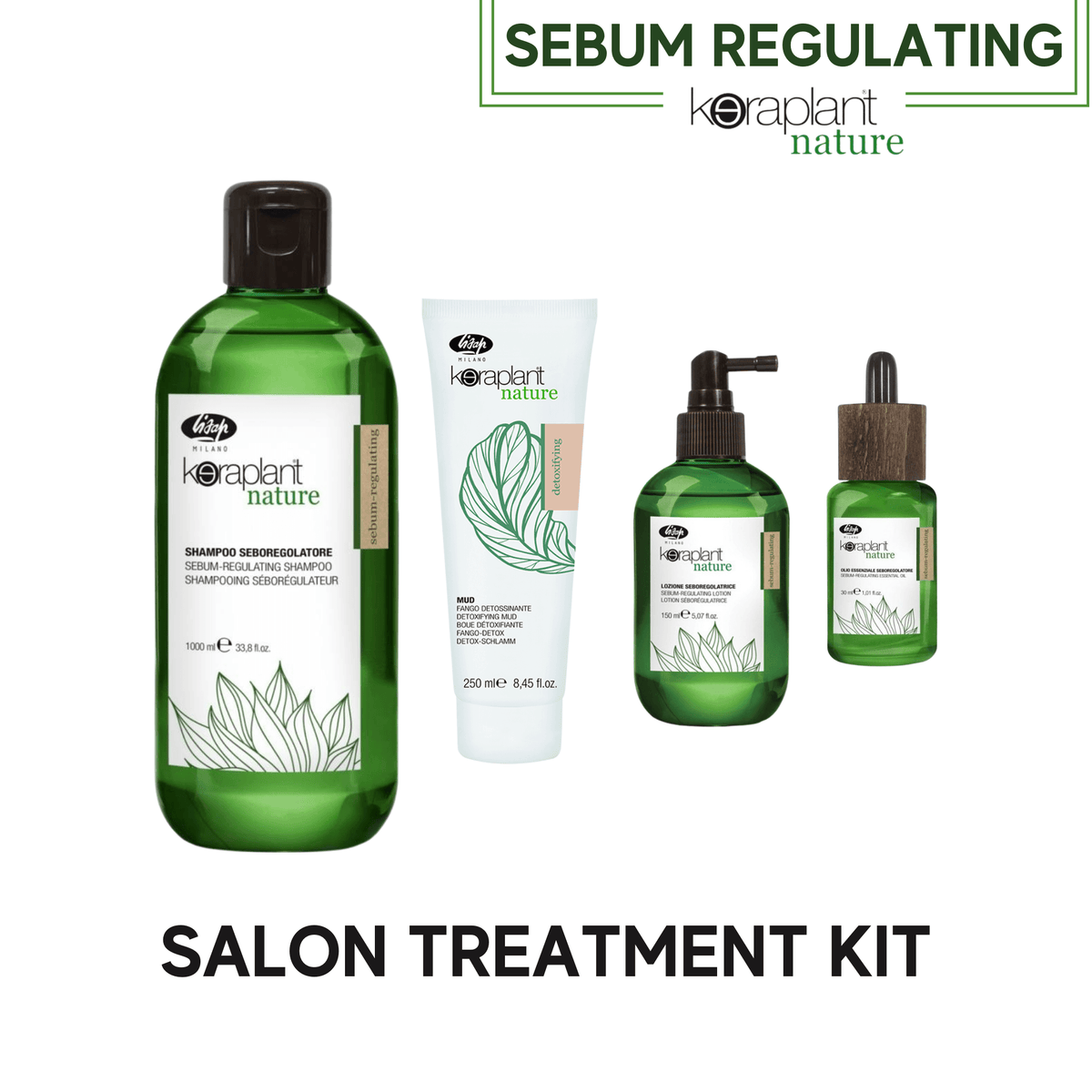 Keraplant Nature Sebum Regulating Shampoo | Lisap Milano